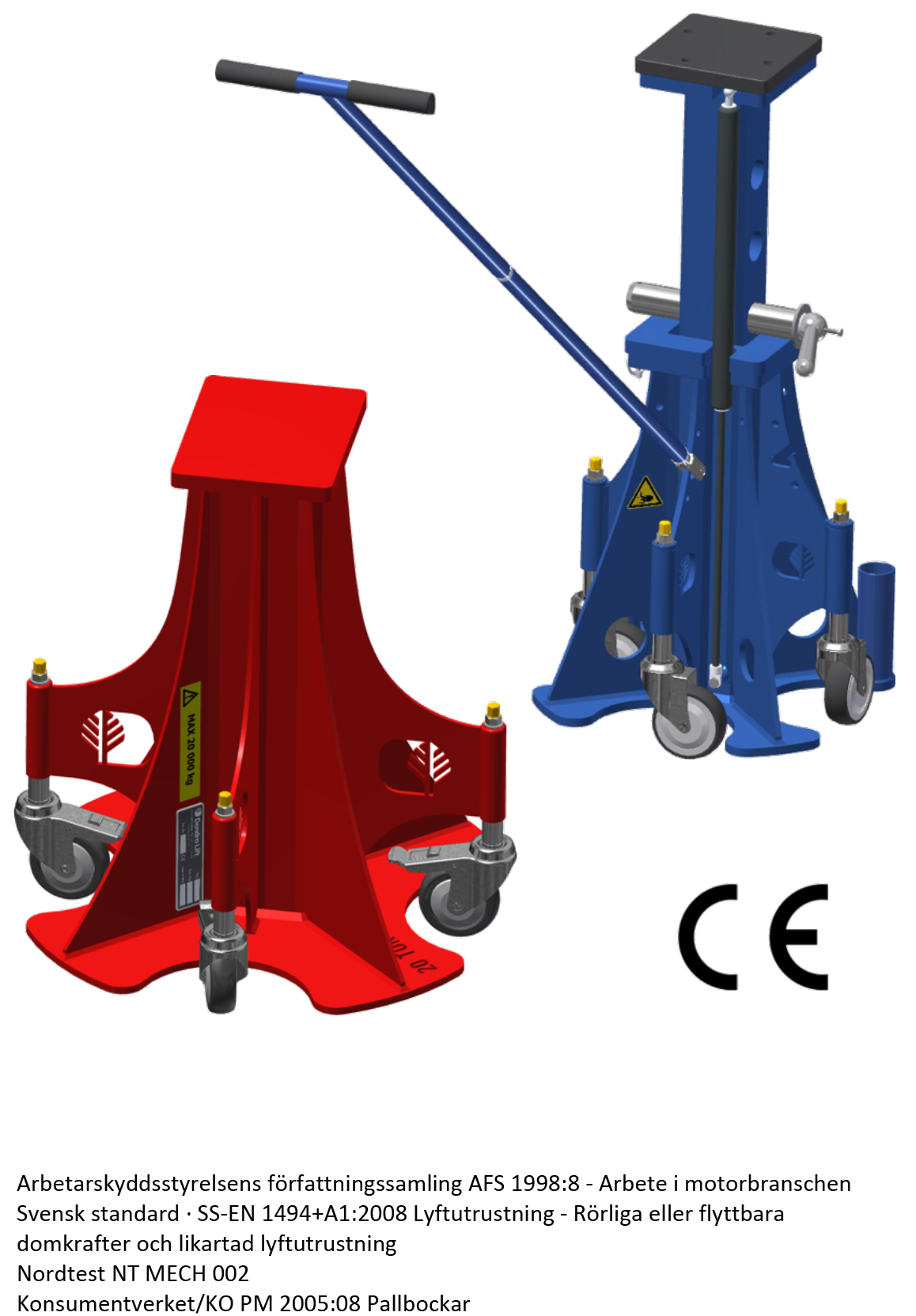 Pallbockar för tunga laster | Kundanpassade 5–100 ton - Dendro Lift