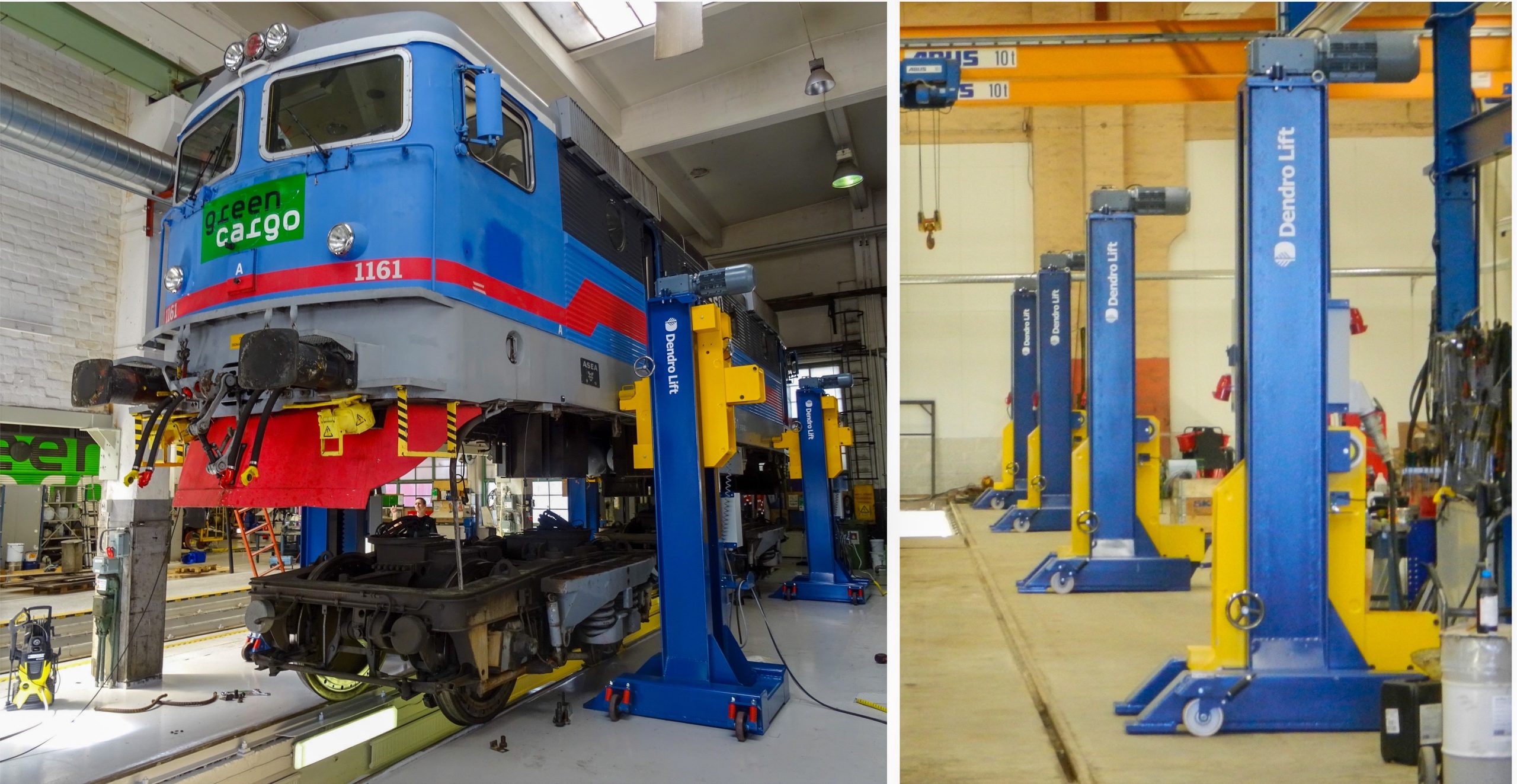 Mobile Column Lifts 12-35 tons - Dendro Lift
